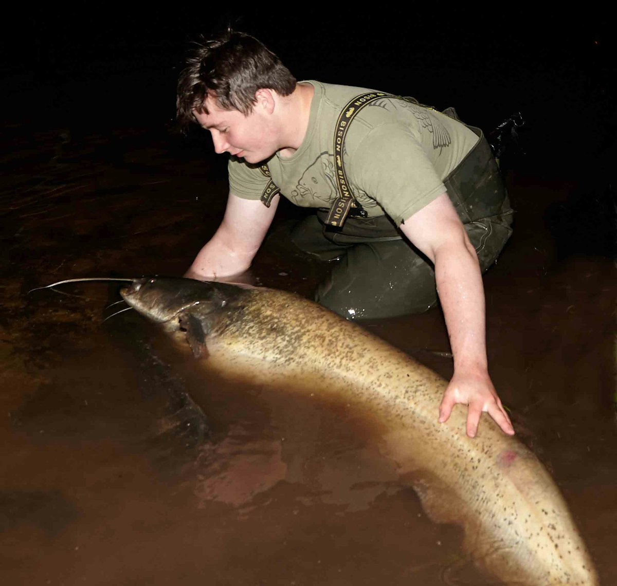 15-year-old angler hooks huge catfish from UK river | Angling Times