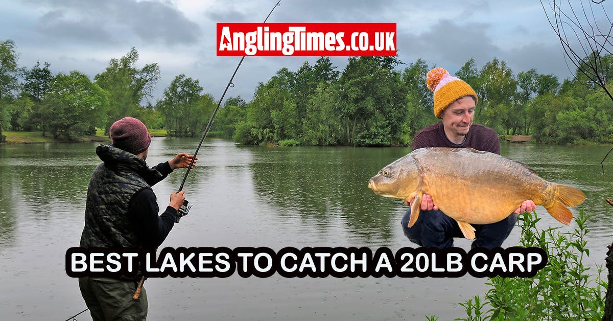Best lakes for 20lb-plus carp near you