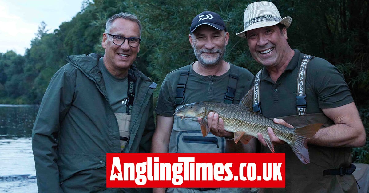 Football legends share dream fishing trip on the River Wye | Angling Times