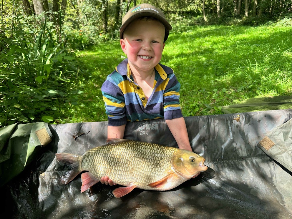 Four-year-old angler lands a huge ide | Angling Times