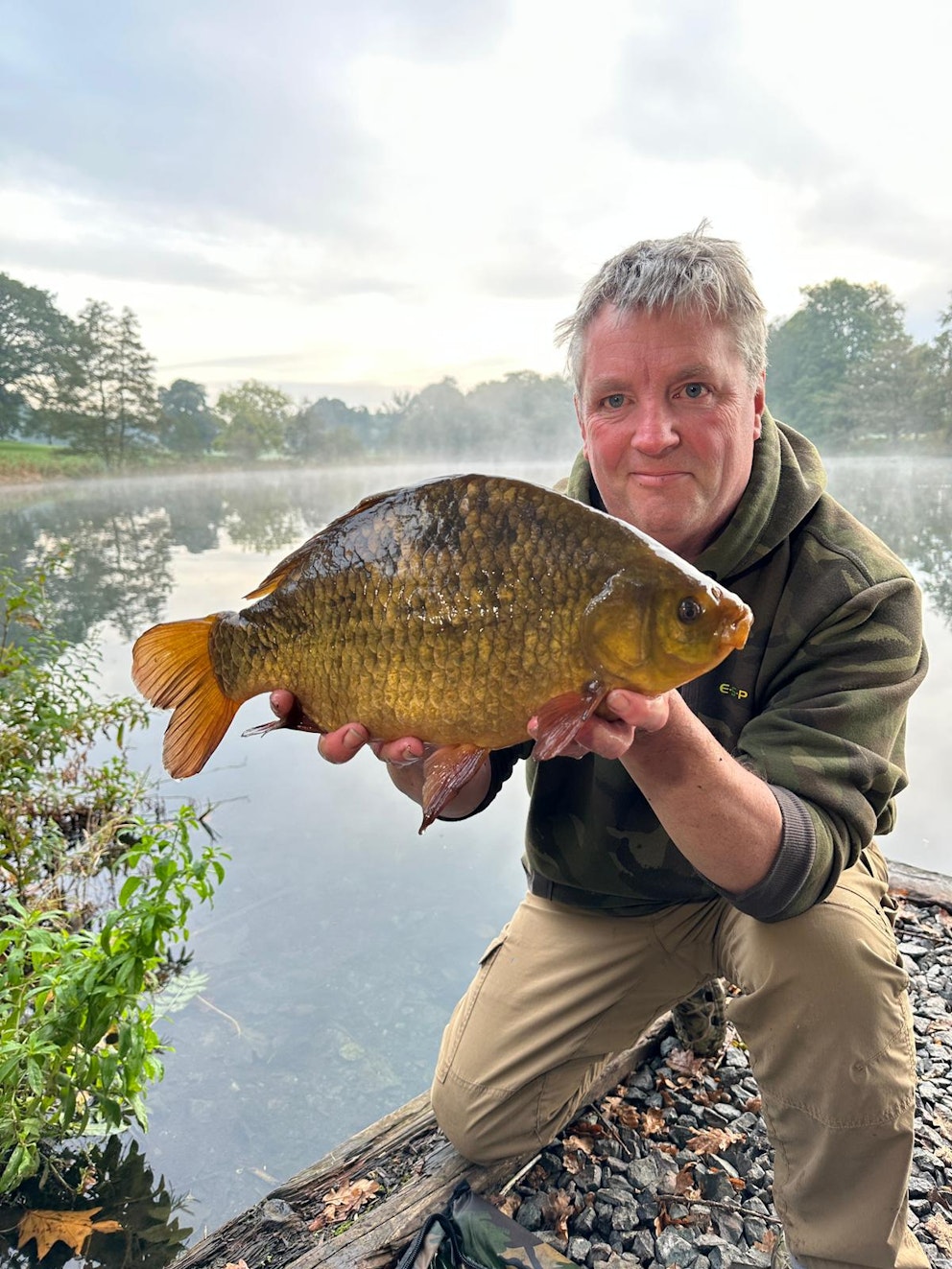 Carp angler lands huge crucian just 5oz short of British record ...