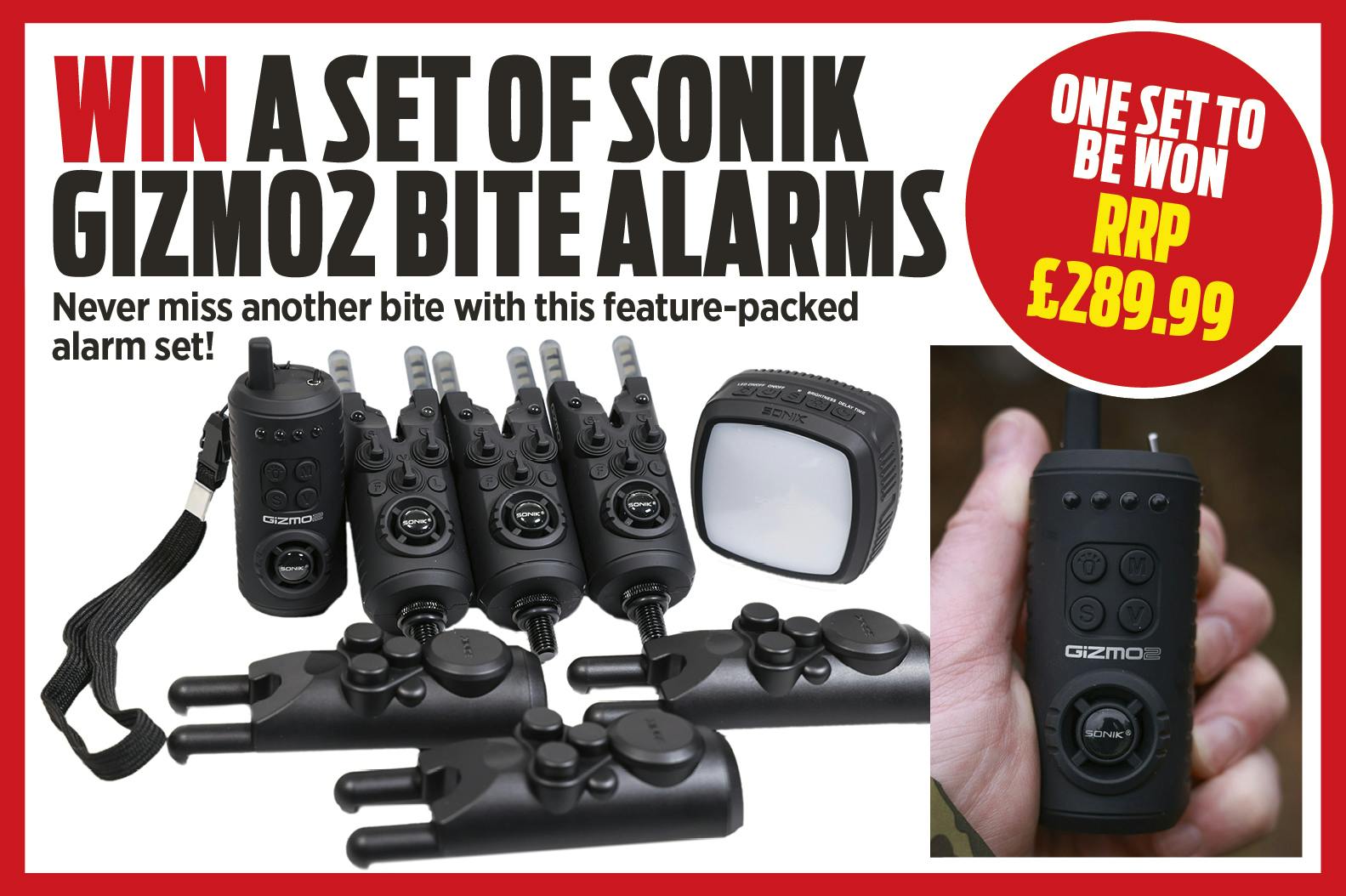 WIN A Sonik Gizmo 2 Bite Alarm Set | Angling Times