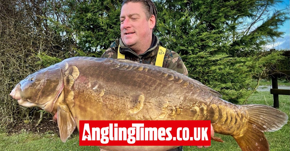 Carp angler smashes personal and lake record fish twice in one week ...