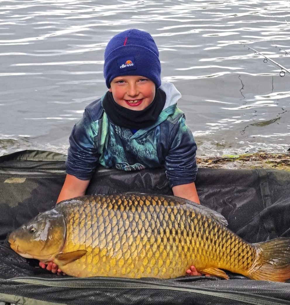 Huge surprise carp for nine-year-old angler | Angling Times