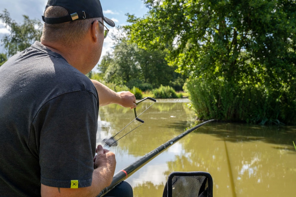 Best tactics for fishing far bank slopes on commercials.