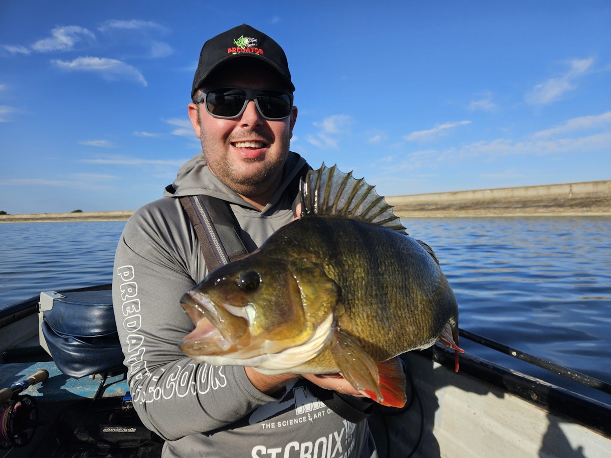 Fly fishing enthusiast lands huge perch | Angling Times