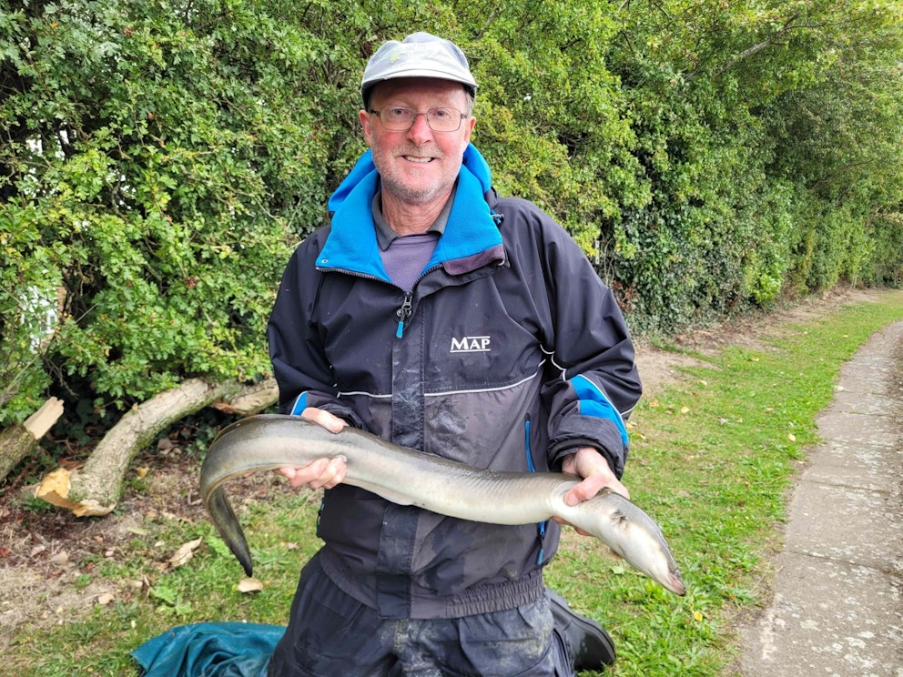 Huge eel leaves angler trembling with excitement | Angling Times