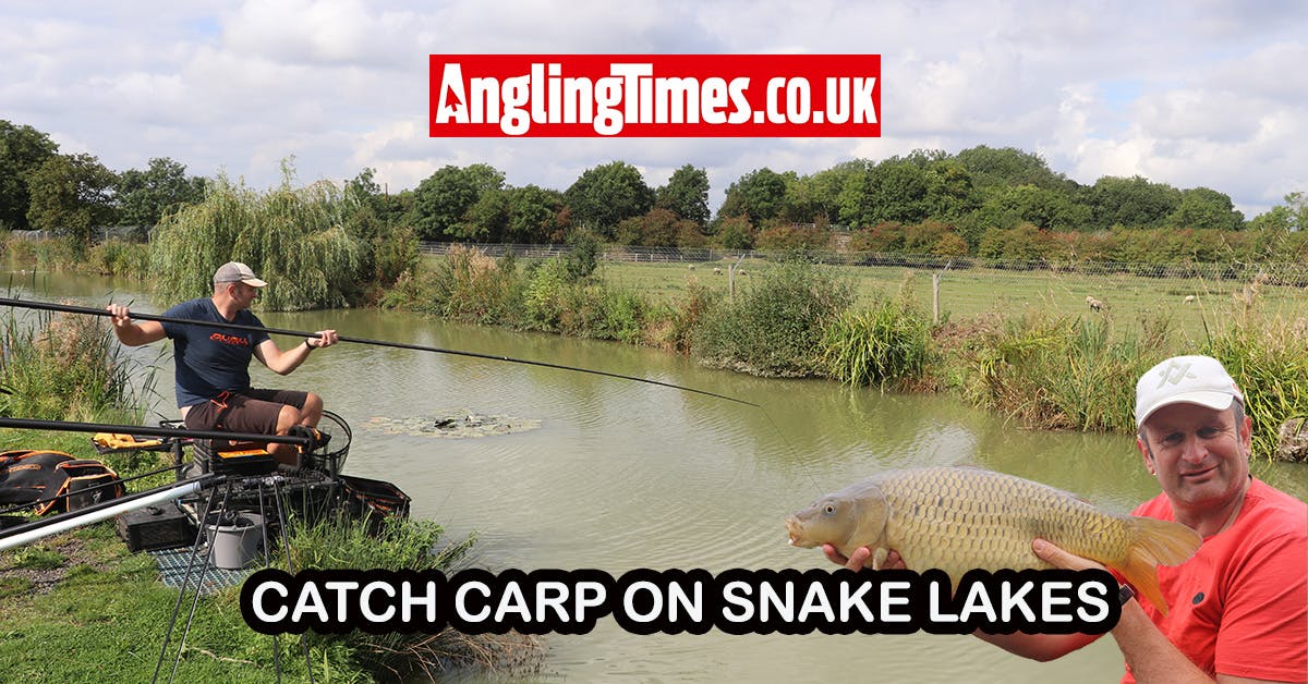 How to catch carp on snake lakes | Steve Ringer | Angling Times