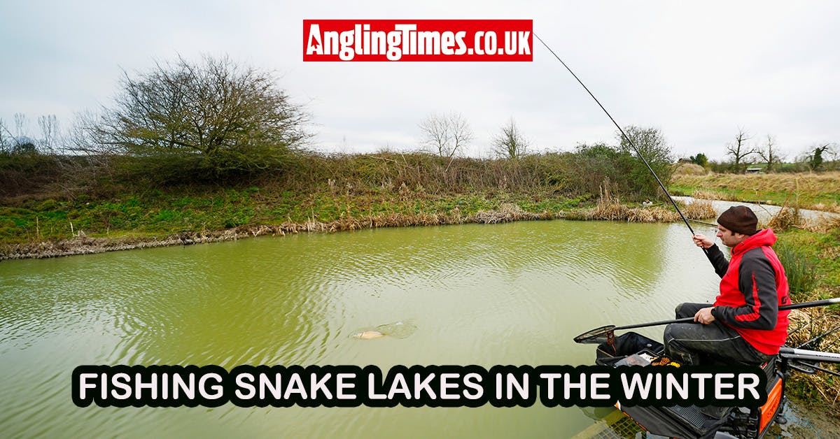 How to fish snake lakes in winter | Steve Ringer | Angling Times
