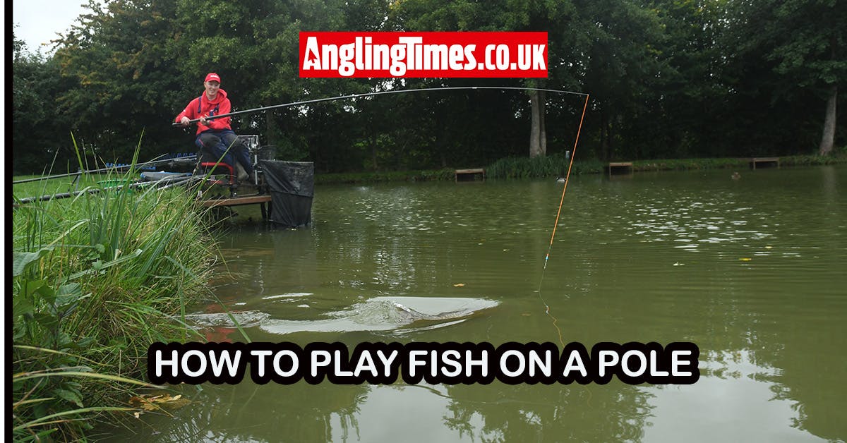 How to play fish on a pole. Land more fish with less effort