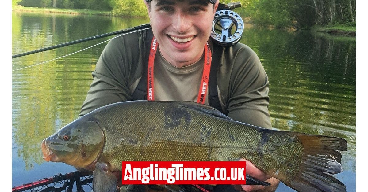 Superb brace of tench banked on the fly | Angling Times