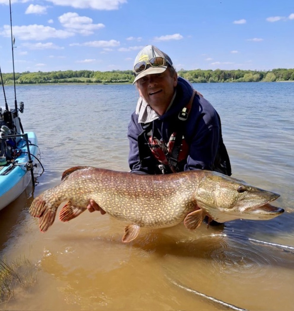 Colossal pike landed with help of a kayak | Angling Times