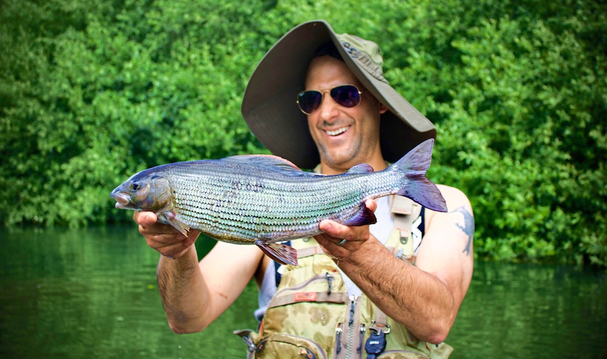 Lucky fishing hat helps bank huge grayling | Angling Times