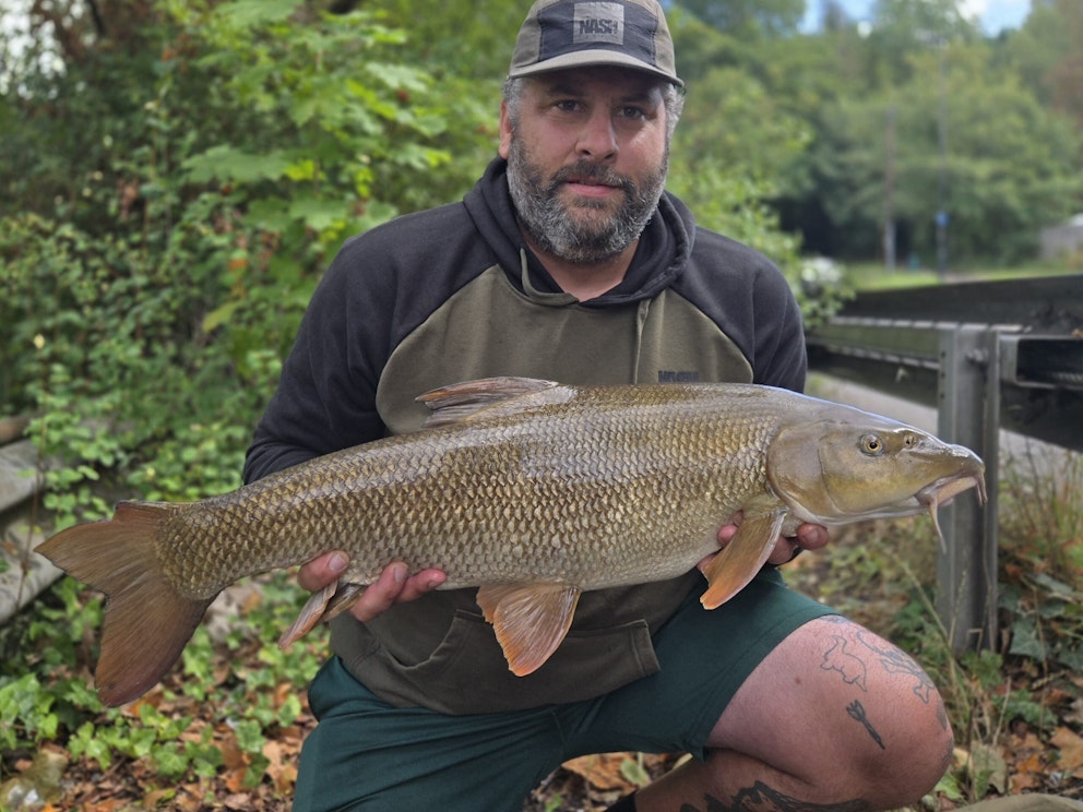 Anglers first-ever barbel is a rare chalk stream giant | Angling Times