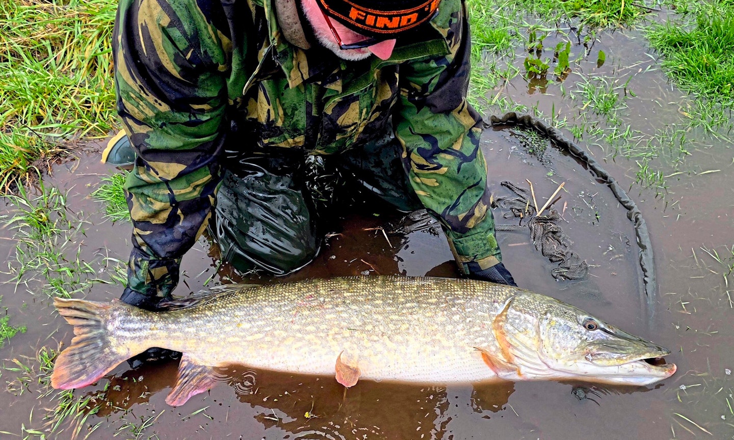 Angler lands record river pike
