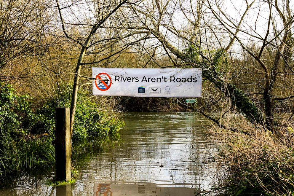 Fury as off-road vehicles drive through protected chalk stream ...