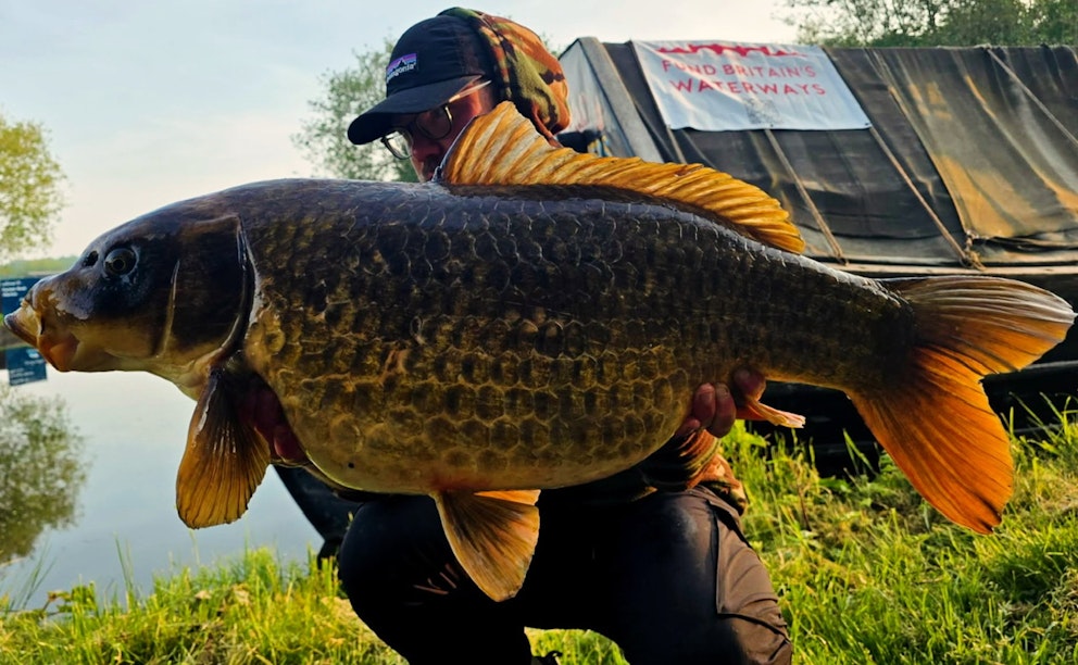Giant canal ghost carp banked after 20-minute battle | Angling Times