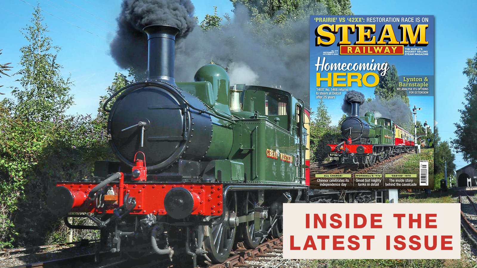 Latest Issue | Steam Railway Magazine | Steam Railway