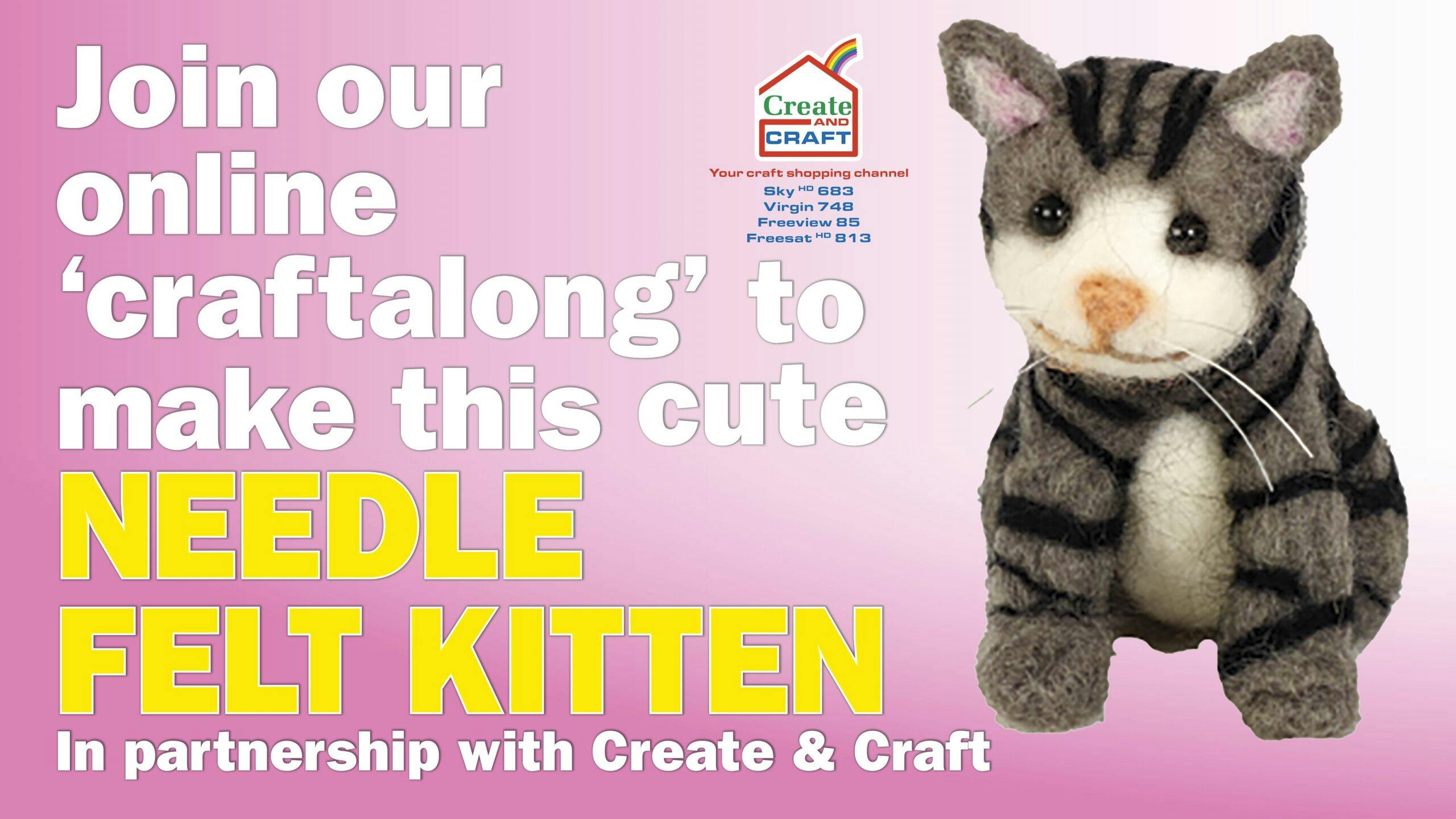 PROJECT 3: Felting – Cat | Craft | Take A Break