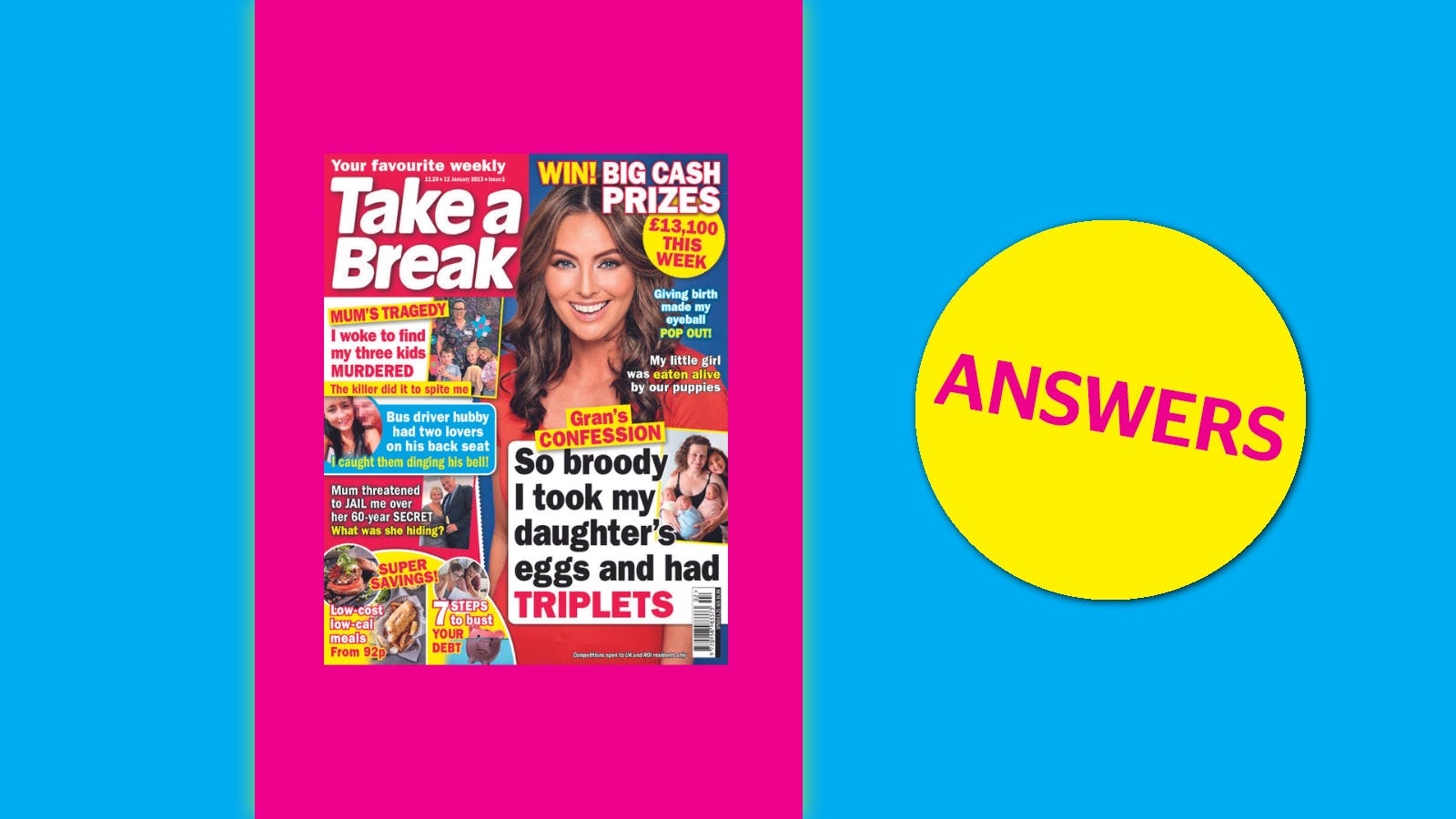 Take a Break Issue 2 Answers | Competitions | Take a Break