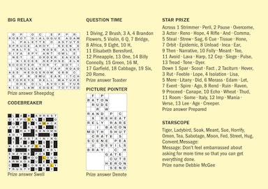 Take a Break Issue 2 Answers | Competitions | Take a Break