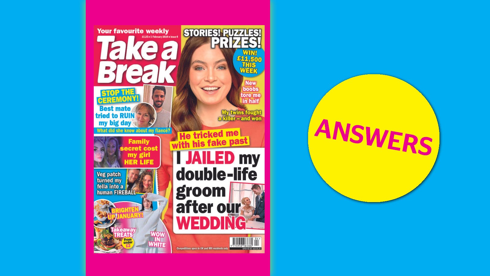 Take a Break Issue 4 Answers | Competitions | Take a Break