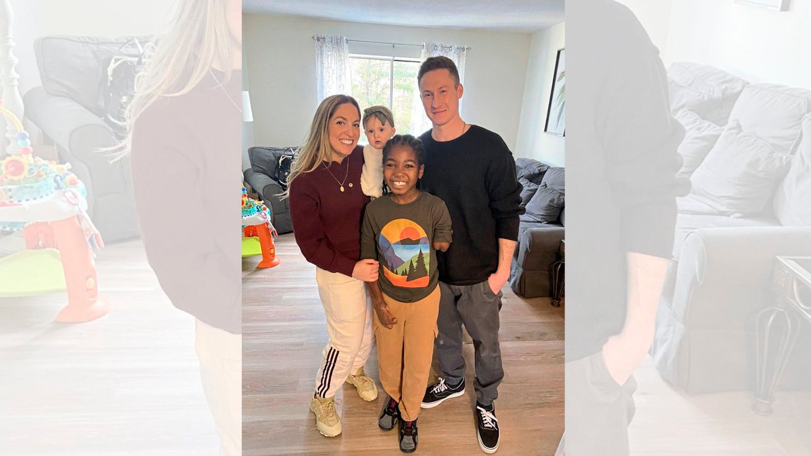 We're teachers who adopted our pupil