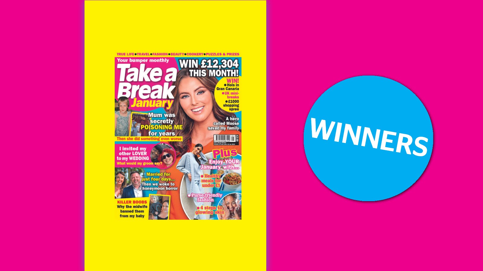 Take a Break January Winners | Competitions | Take a Break