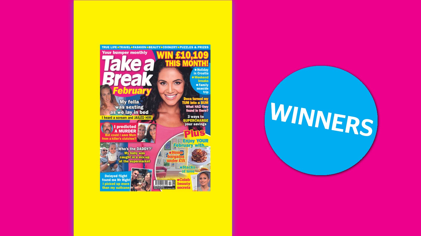 Take a Break February Winners | Competitions | Take a Break