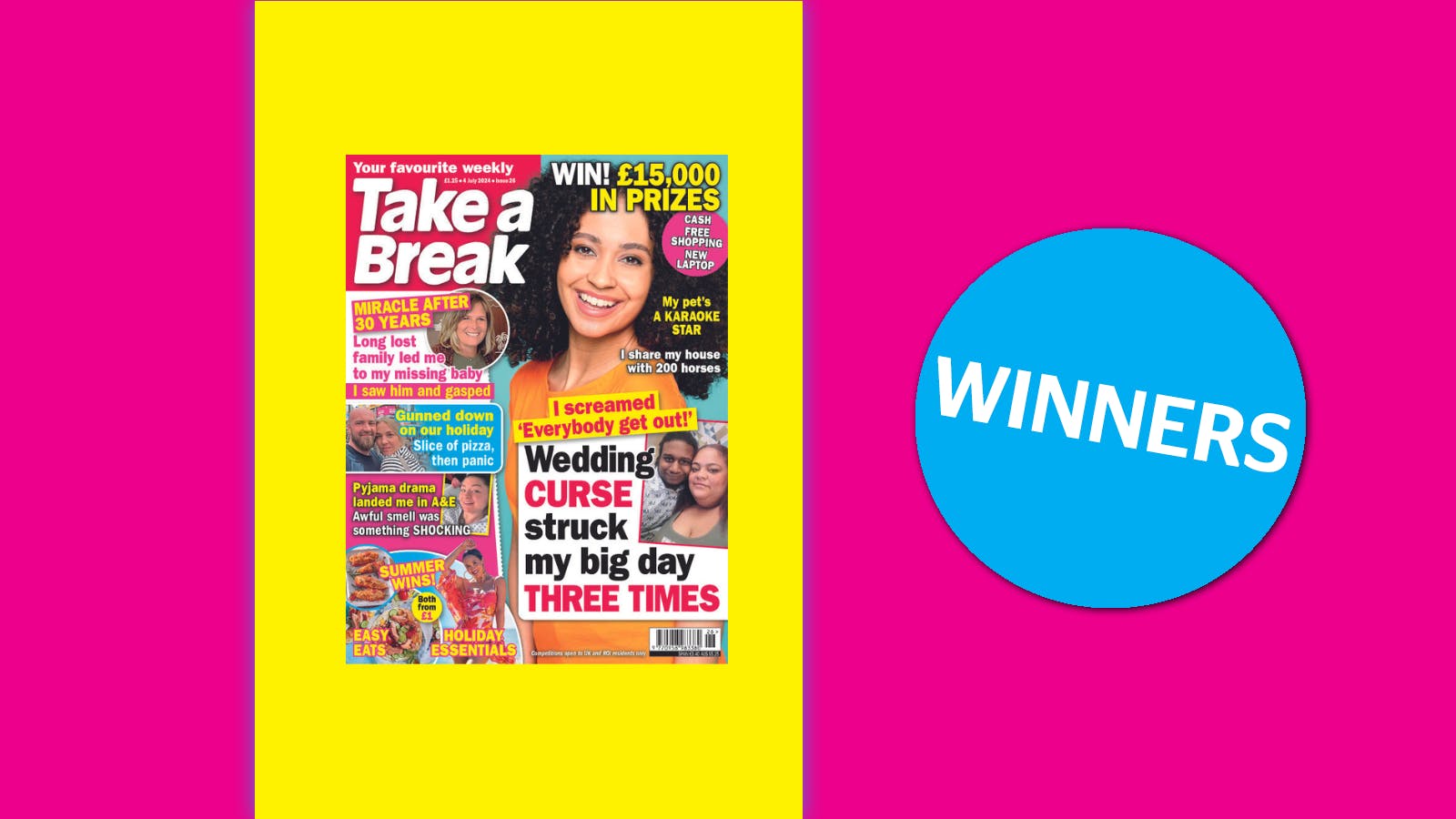 Take a Break Issue 26 Winners | Competitions | Take a Break
