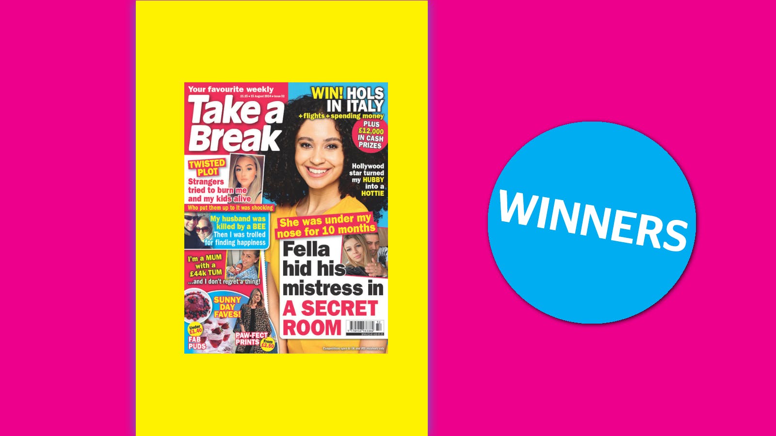 Take a Break Issue 32 Winners | Competitions | Take a Break