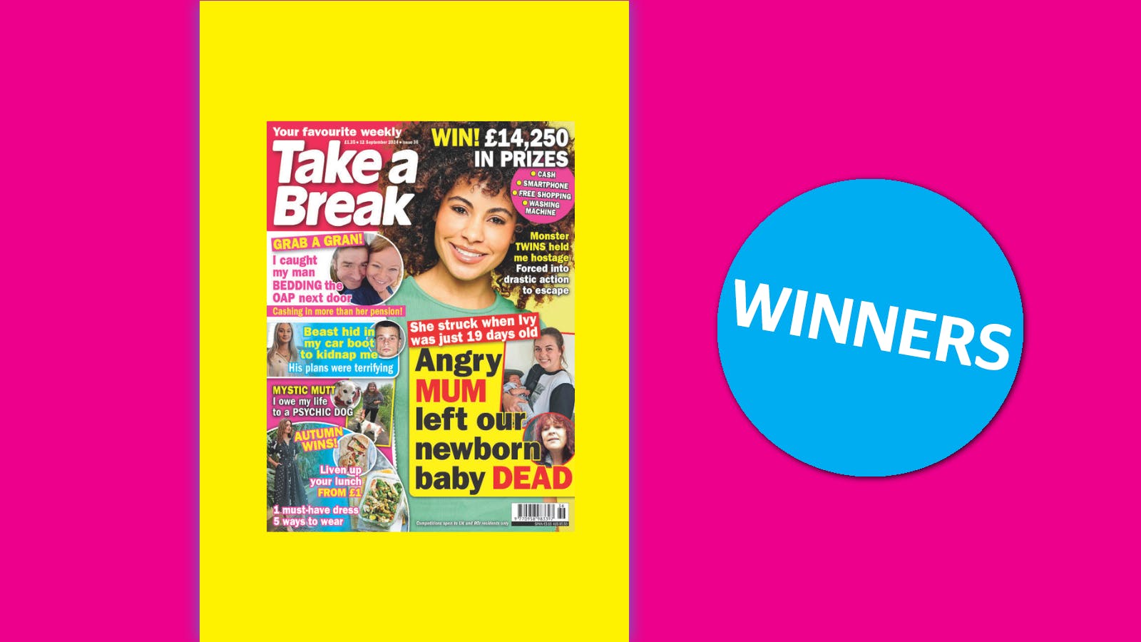 Take a Break Issue 36 Winners | Competitions | Take a Break