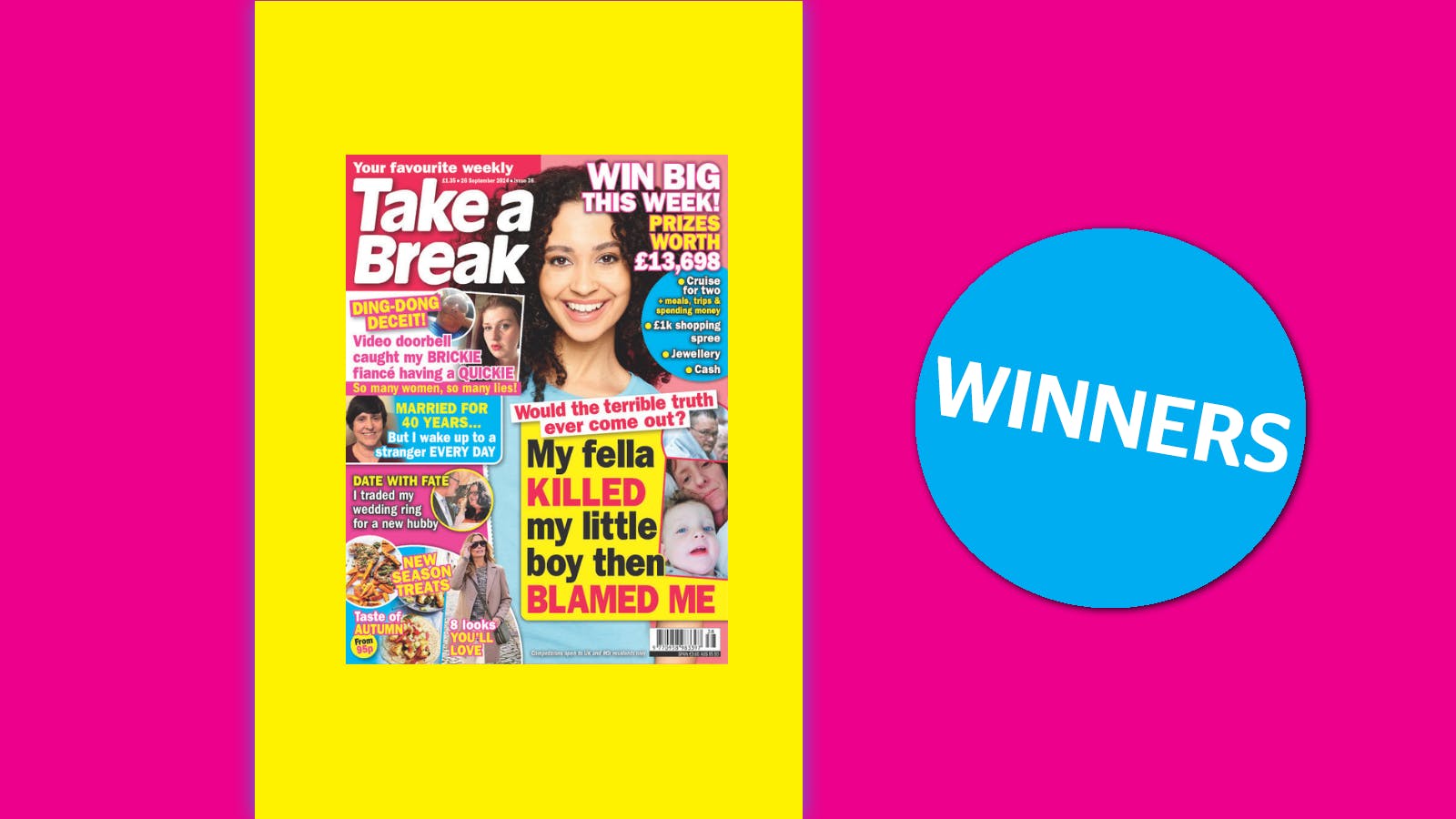 Take a Break Issue 38 Winners | Competitions | Take a Break