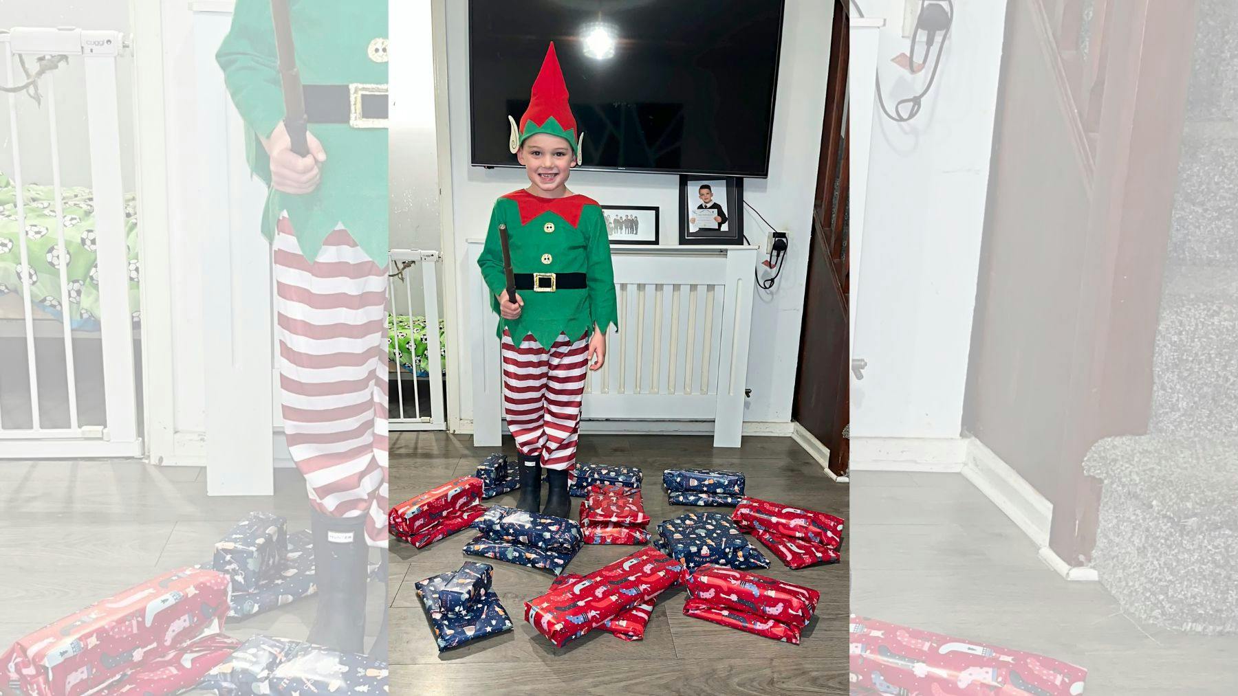 Son spent his savings on Christmas presents for other children