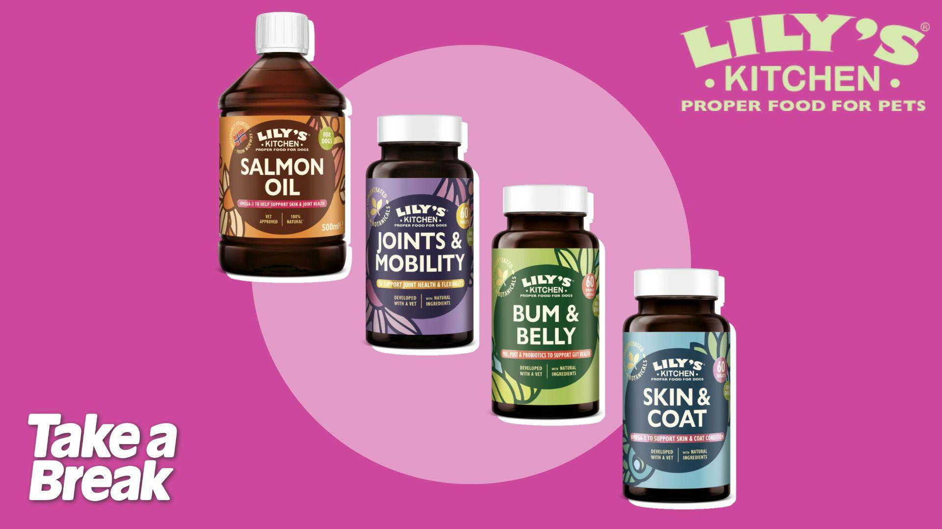 Lily's Kitchen supplements-Vet developed, nutritious + tasty