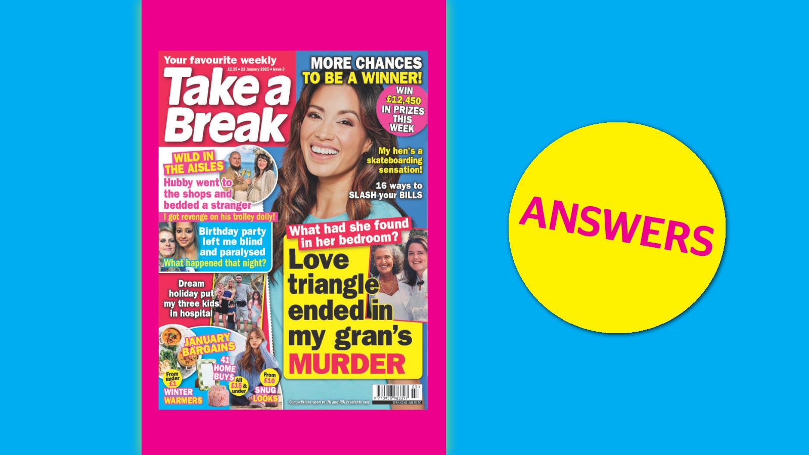 Take a Break Issue 3 Answers | Competitions | Take a Break