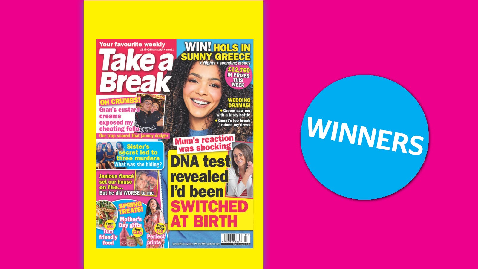 Take a Break Issue 11 Winners | Competitions | Take a Break