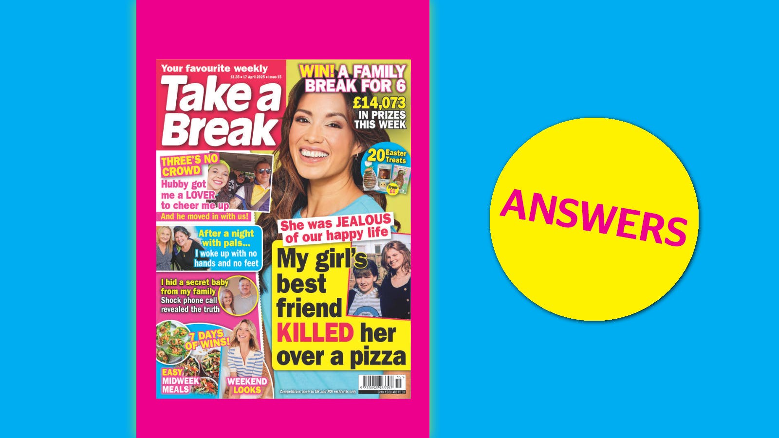 Take a Break Issue 15 Answers | Competitions | Take a Break