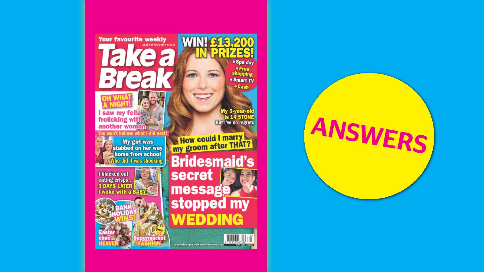 Take a Break Issue 16 Answers | Competitions | Take a Break