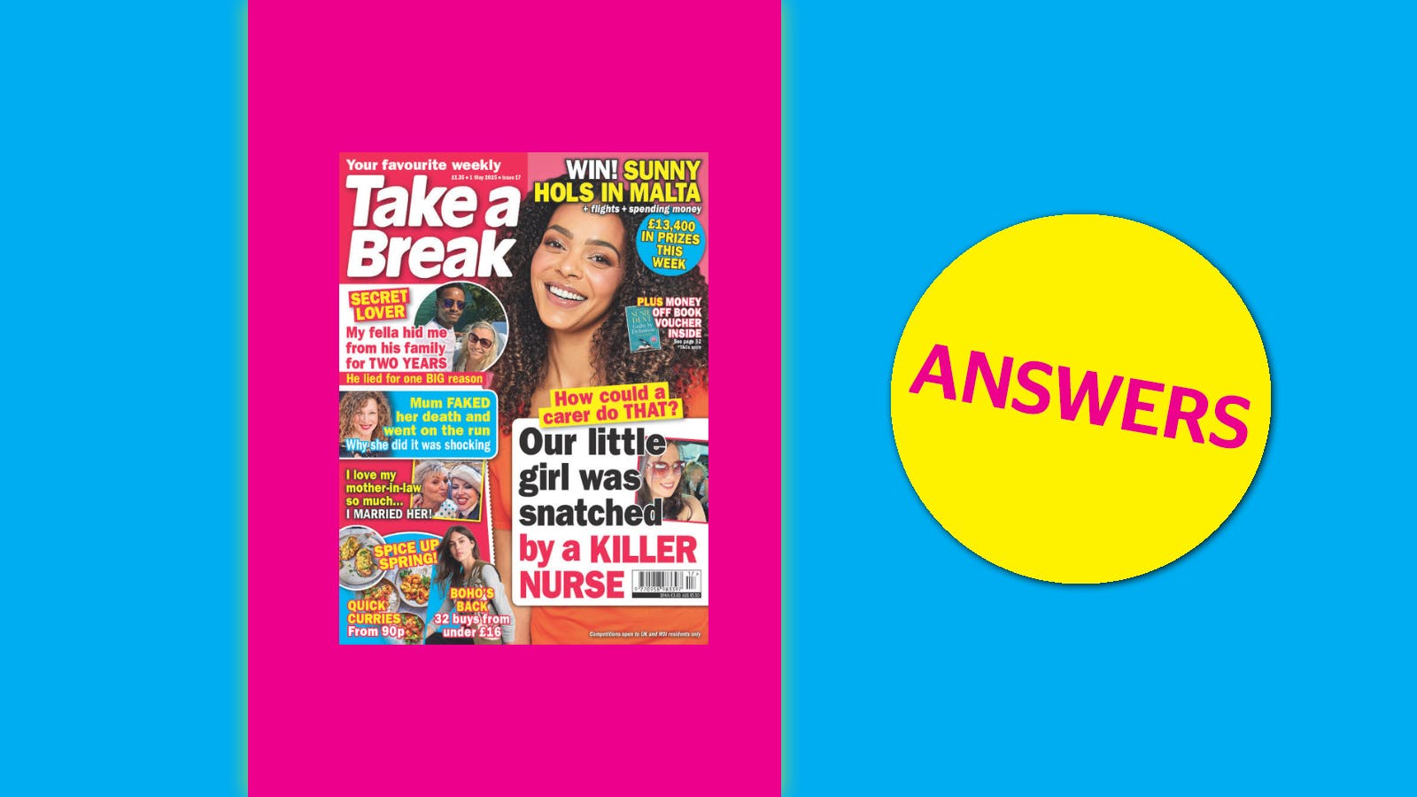 Take a Break Issue 17 Answers | Competitions | Take a Break