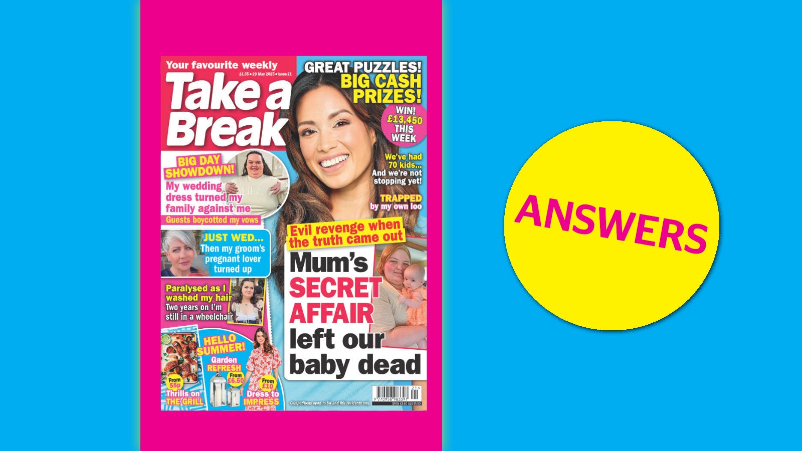 Take a Break Issue 21 Answers | Competitions | Take a Break