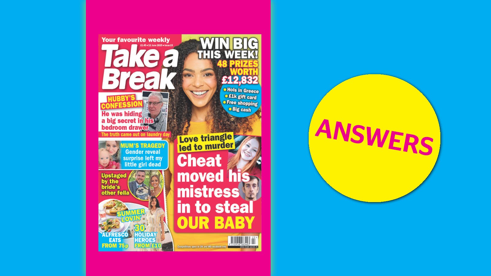 Take a Break Issue 23 Answers | Competitions | Take a Break