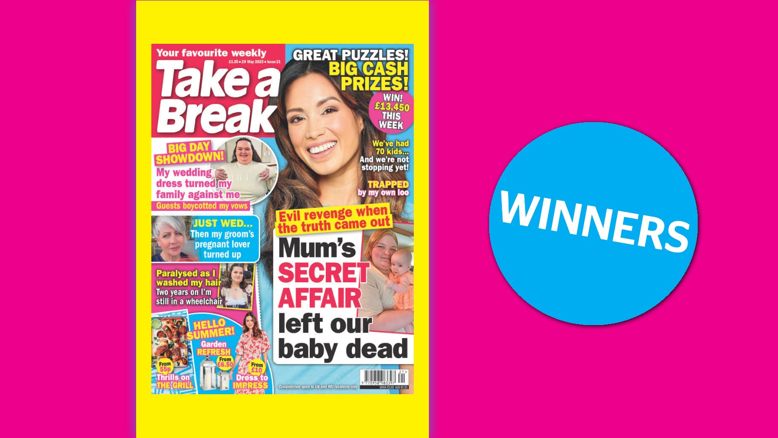 Take a Break Issue 21 Winners | Competitions | Take a Break