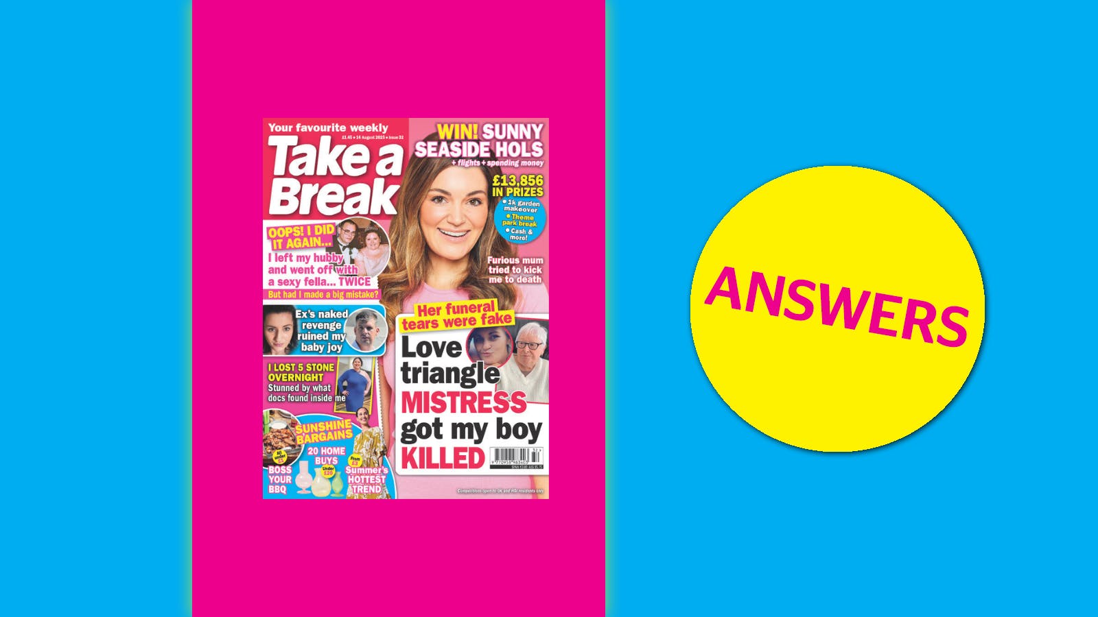 Take a Break Issue 32 Answers | Competitions | Take a Break