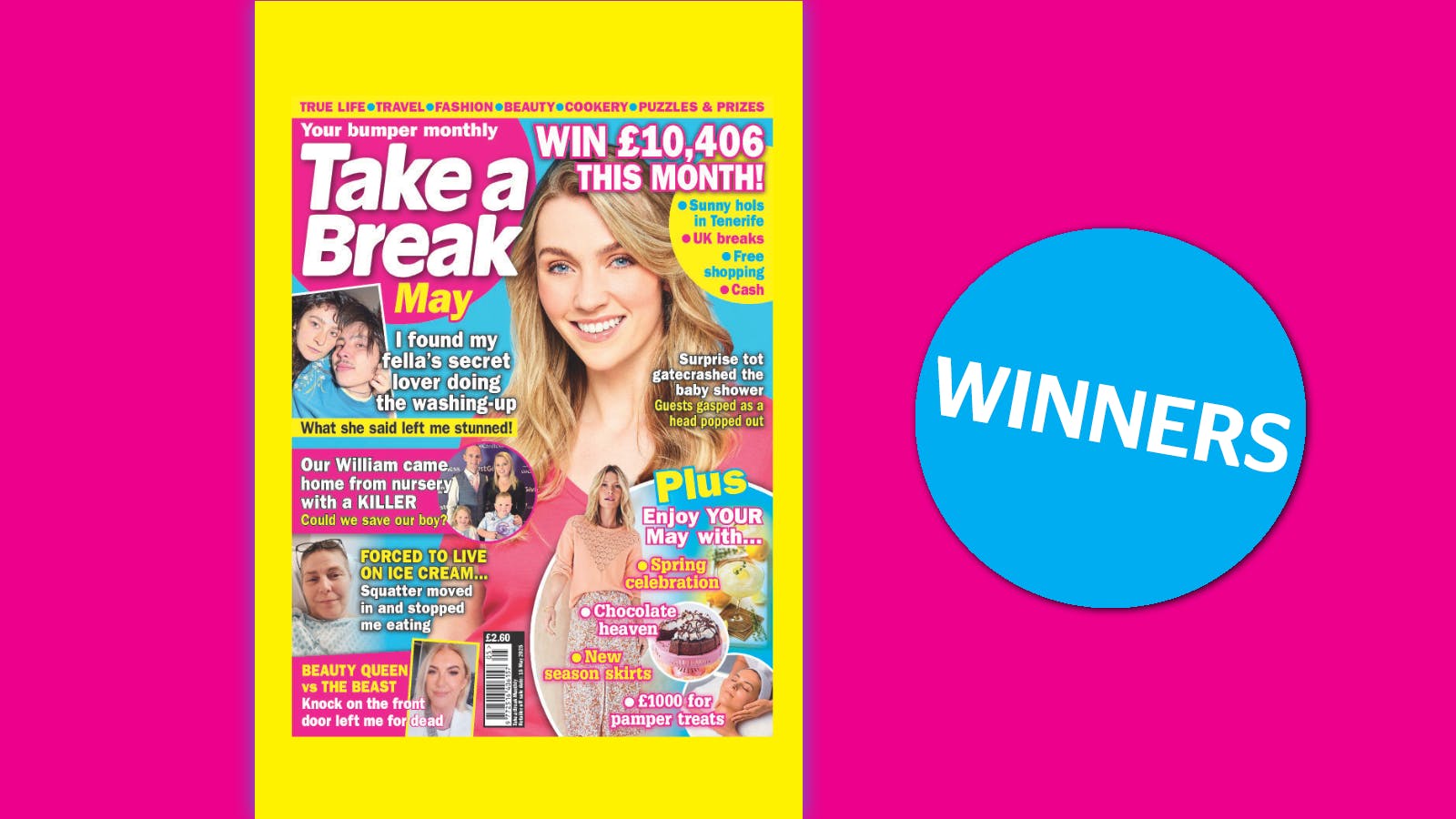Take a Break May Winners | Competitions | Take a Break