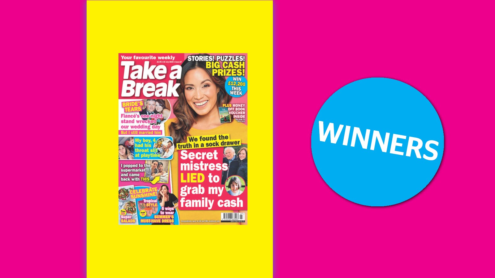 Take a Break Issue 27 Winners | Competitions | Take a Break