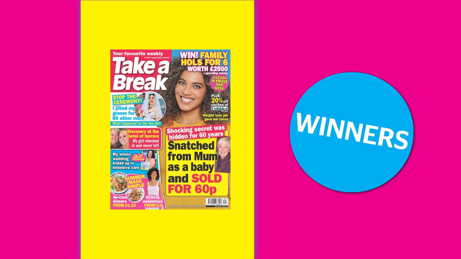 Take a Break Issue 31 Winners | Competitions | Take a Break
