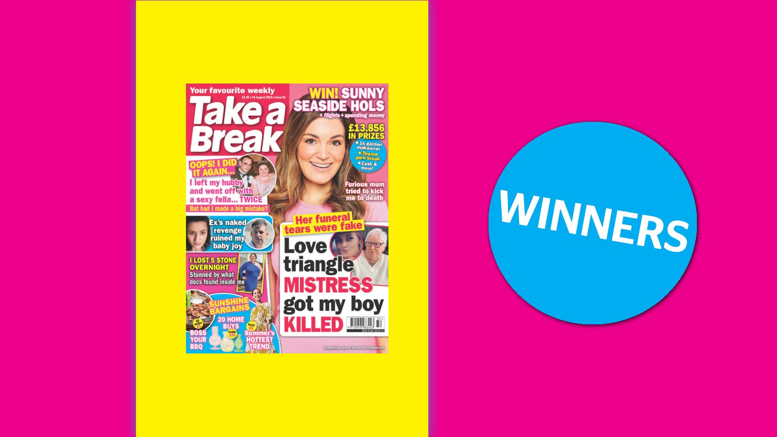 Take a Break Issue 32 Winners | Competitions | Take a Break