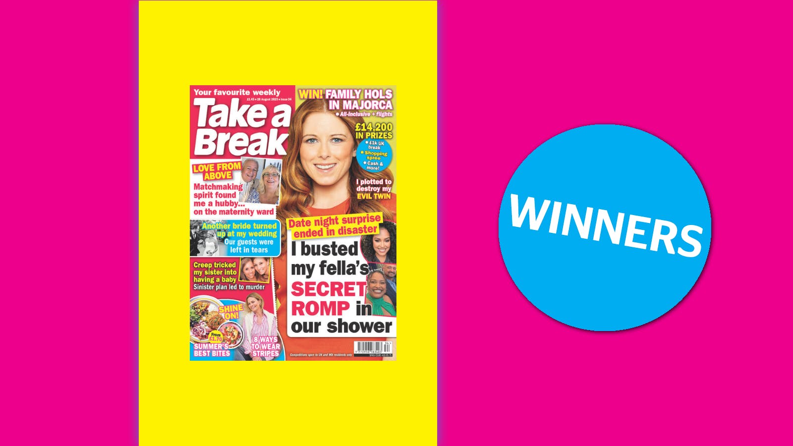 Take a Break Issue 34 Winners | Competitions | Take a Break