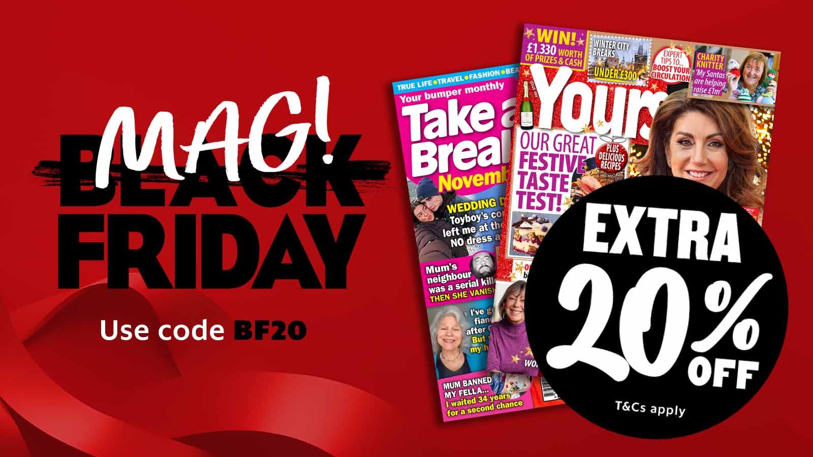 The perfect gift this Black Friday: Enjoy an EXTRA 20% off a magazine ...